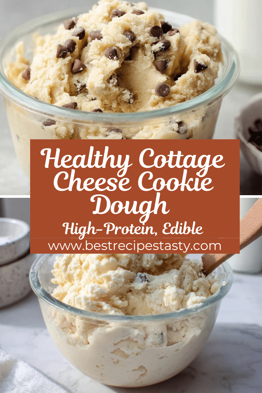 Healthy Cottage Cheese Cookie Dough (High-Protein, Edible)